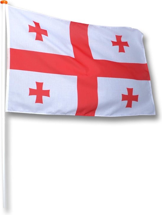 Vlag Georgie 100x150 cm. | bol.com