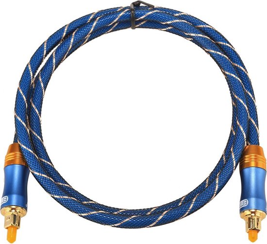 ETK Digital Toslink Optical kabel 1 meter / audio male to male ...