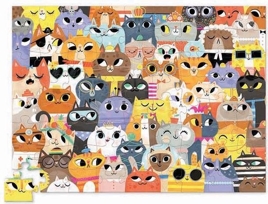 Crocodile Creek 72 pc Puzzle - Lots of Cats puzzel katten poezen | bol