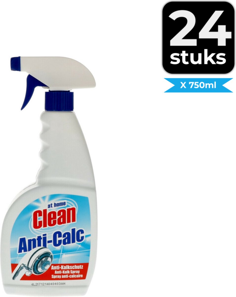At Home Anti Kalk Spray 750 ml - Voordeelverpakking 24 stuks | bol
