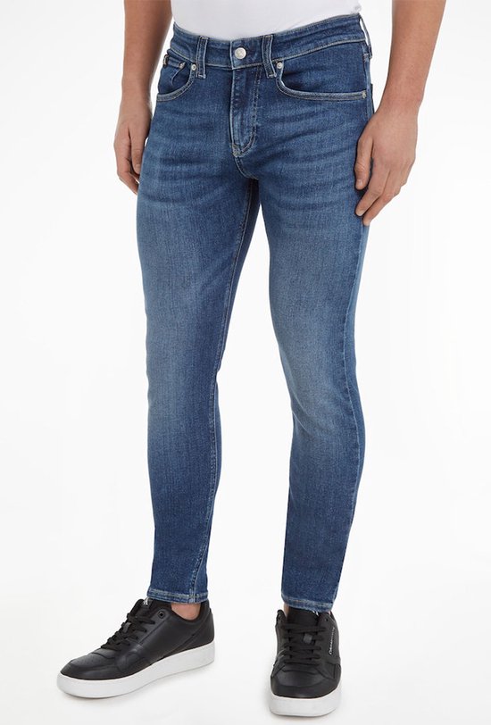 Calvin Klein Jeans Skinny Fit - Blauw - W34 L32 | bol