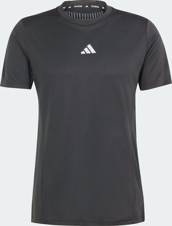 adidas Performance Designed for Training HIIT Workout HEAT.RDY T-shirt - Heren - Zwart- XL | bol
