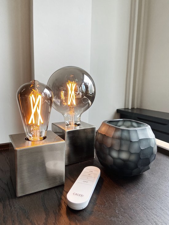 Calex LED Filament Lamp - Globe 9,5cm - E27 - Lichtbron Natural - Dimbaar - Warm Wit... | bol