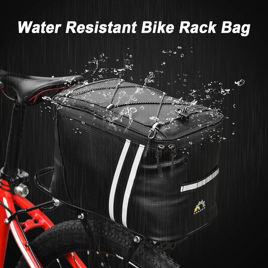 Fietstas, voor op bagagedrager, fietskoffer, waterdichte fietstas met ...