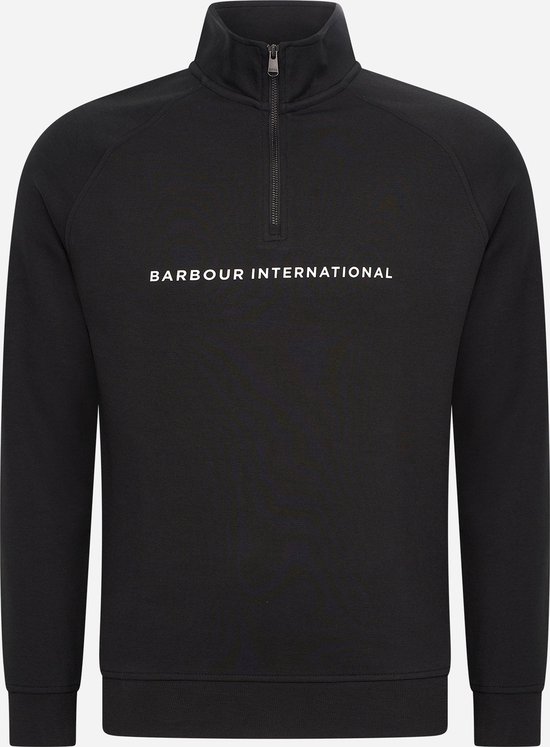 Barbour International Motored funnel sweat - black | bol.com