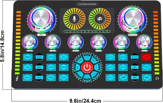 Audio Mixer - Mengpaneel - DJ - Mixer - Gaming - PC | bol
