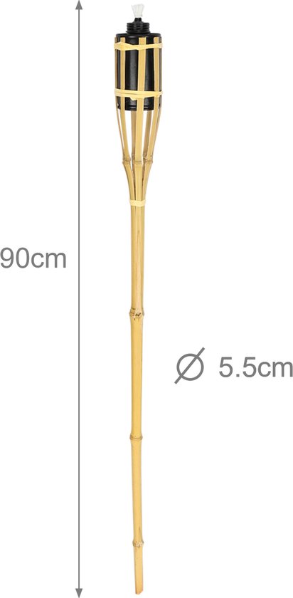 Bamboe tuinfakkel Fakkels Tuin fakkel kaars feest fakkel 12x fakkels ...