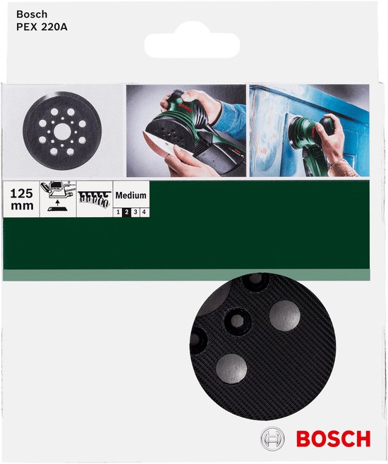 Systeem Accessoires PEX 220 A (1 x Schuurplateau middel 125 | bol