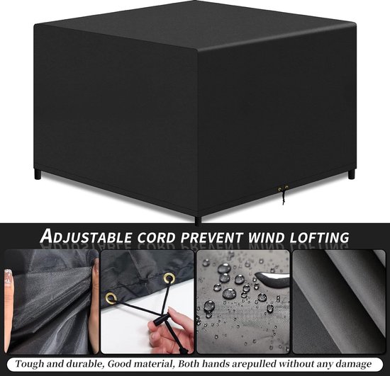 Tuinmeubelhoezen, 420D terrasmeubilair Rotan Kubus Set Covers ...