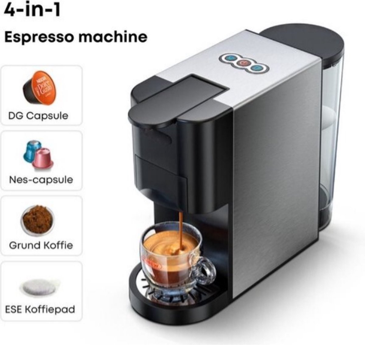 Machine à Café Velox 4en1 | cafetière | Cafetière | Machine à café ...