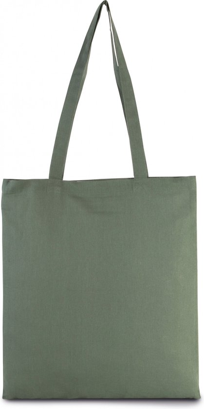 Kimood Shopper bag long handles KI0223 - Dusty Light Green - One size | bol