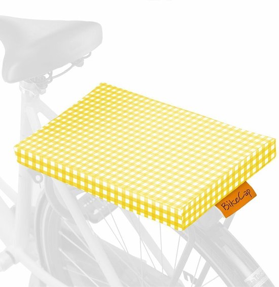 Fietskussen Yellow Checkmate | bol
