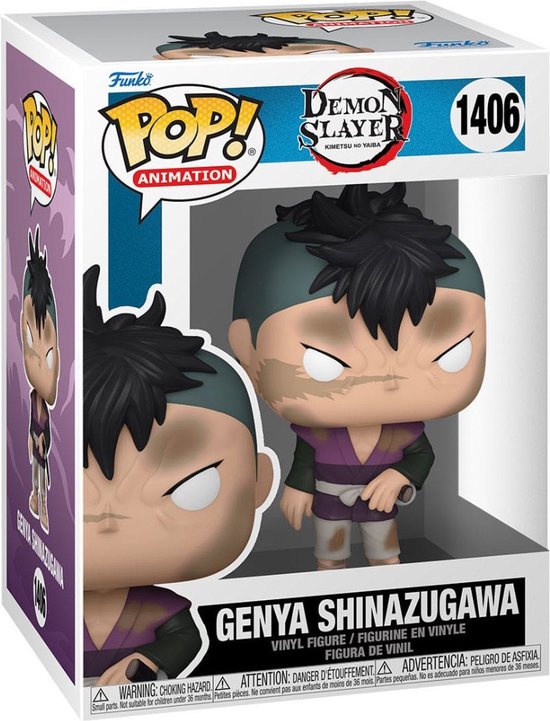 Funko Genya Shinazugawa - Funko Pop! - Demon Slayer Figuur | bol