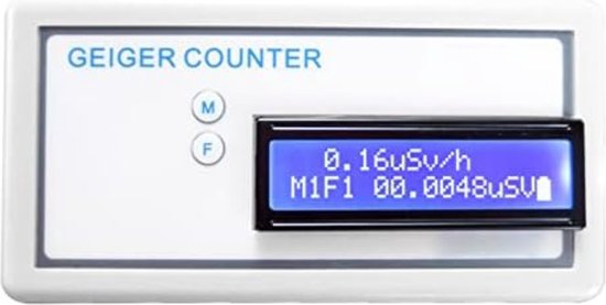 Geigerteller - Geigerteller Radioactief - Stralingsmeter - Dosismeter | bol