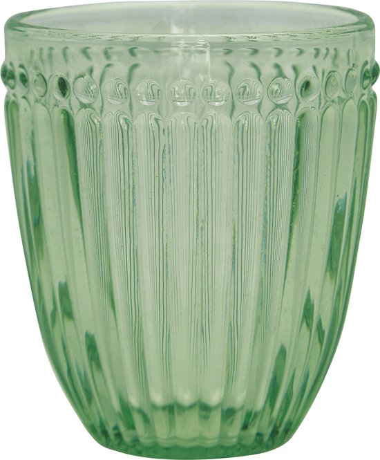 GreenGate Waterglas/Drinkglas Alice licht groen Ø8.5 cm - 350ml | bol