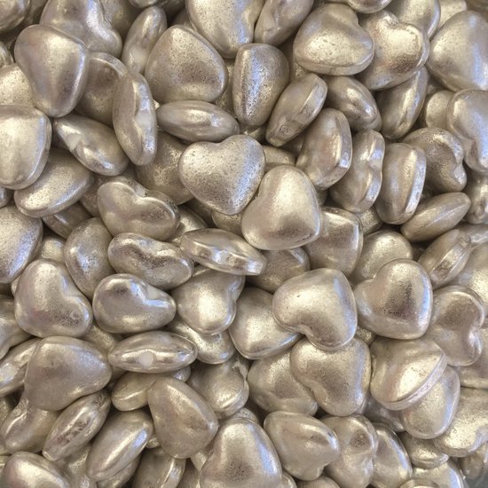 Sprinkles hartjes groot zilver | bol