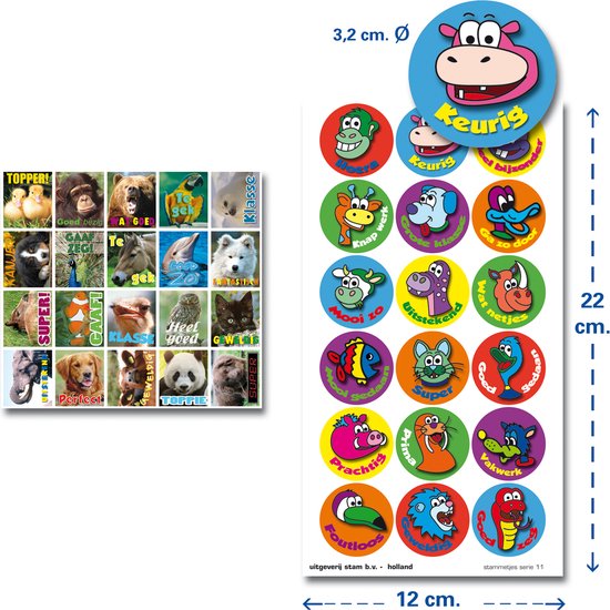 Stammetjes Beloningsstickers Complimenten - Positieve motivatie en ...