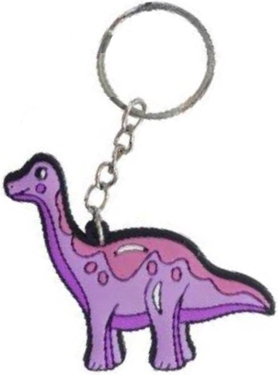Paarse - Dino - Sleutelhanger | bol