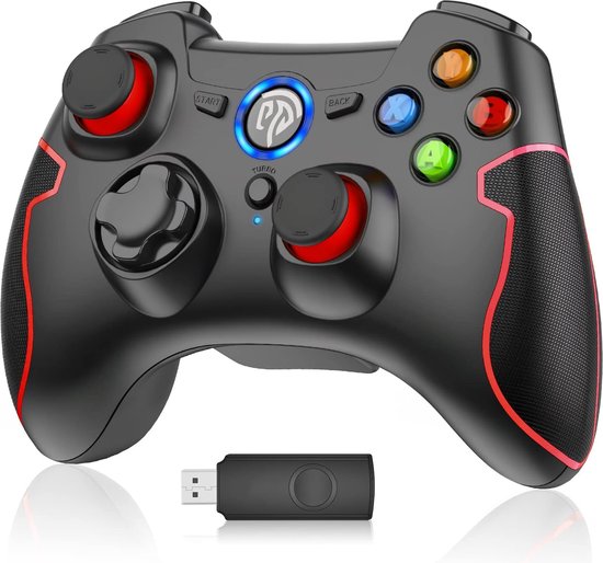 EasySMX 2.4G draadloze game controller met 18 toetsen voor Windows Xp ...