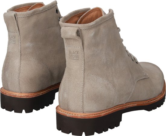 Blackstone Logan - Weathered Teak - Lace-ups - Man - Taupe - Maat: 43 | bol