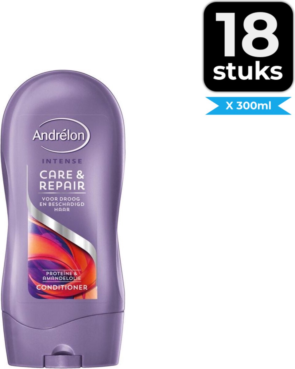 Andrélon Conditioner Care & Repair 300 ml - Voordeelverpakking 18 stuks ...