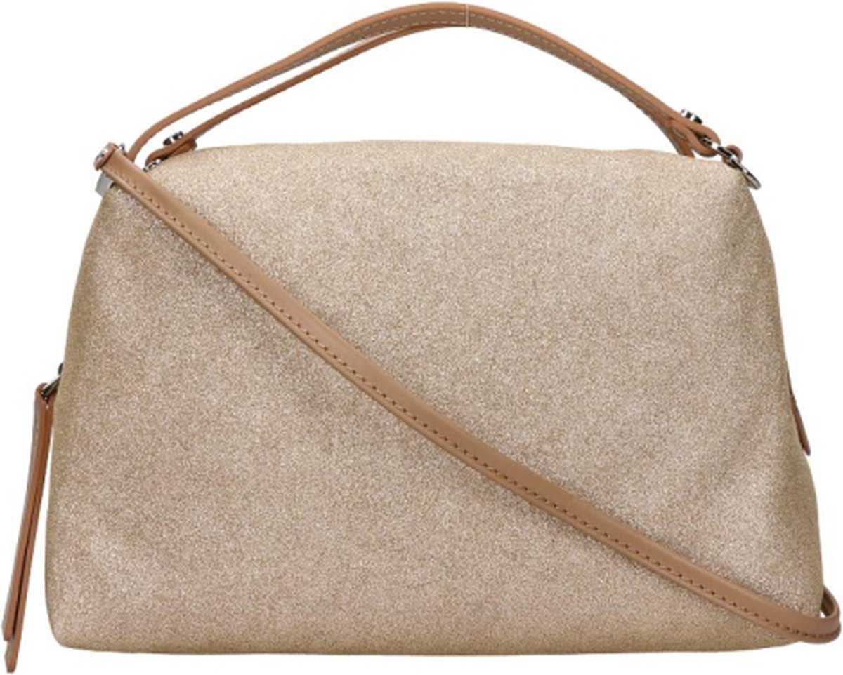 Gianni Chiarini Medium Crossbodytas / Schoudertas Dames - Leer - Alifa - Goud | bol