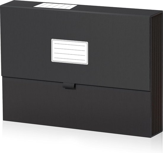 Documentenmap A4 magnetisch deksel, 7 vakken, van 2250 g/m² extra sterk ...