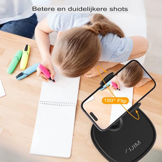 Verstelbare Telefoonstandaard voor Bureau - Multi-Hoek Telefoonhouder ...