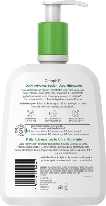 Cetaphil Daily Advanced Ultra Moisturising Lotion 473ml | bol
