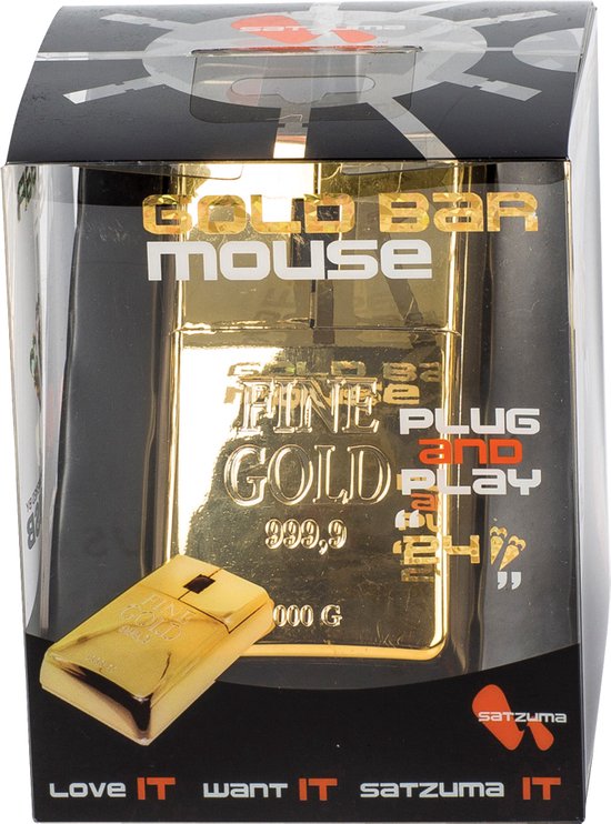 Satzuma Gold Bar - Mouse Muis | bol