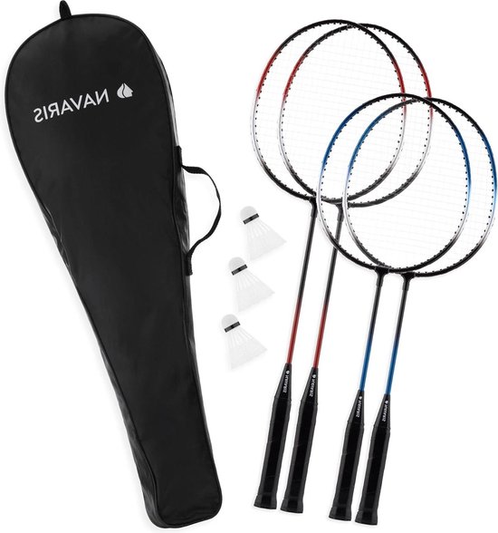 Badmintonset met rackets en shuttles voor kinderen en volwassenen - 4 ...