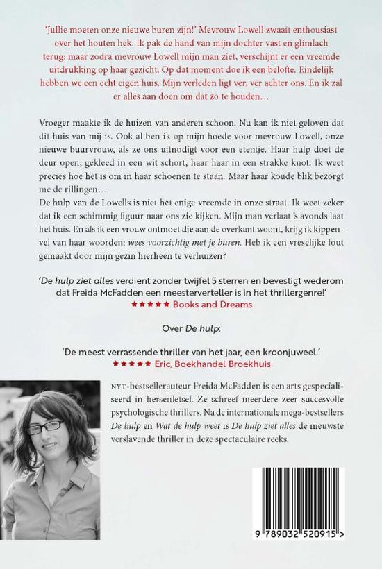 De hulp 3 - De hulp ziet alles, Freida Mcfadden | 9789032520915 ...
