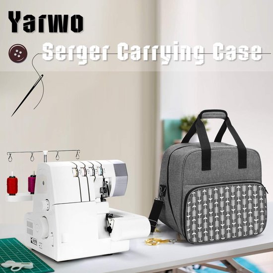 Overlockzak met grote opening, cover-/overlock-transpot/opbergtas voor de meeste... | bol