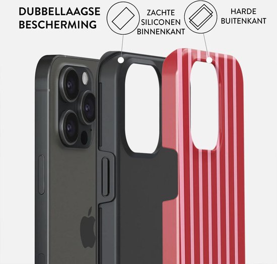 Burga Tough Case Apple iPhone 15 Pro - Strawberry Jam | bol