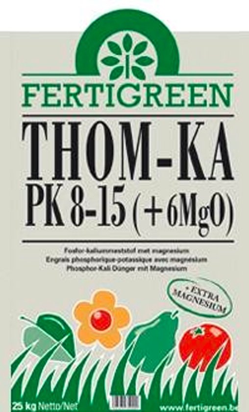Fertigreen Thomaskali 25KG – kan ook gebruikt worden als najaarsmest – komt langzaam... | bol