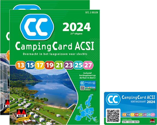 ACSI Campinggids - CampingCard ACSI 2024 Nederlands, Acsi ...