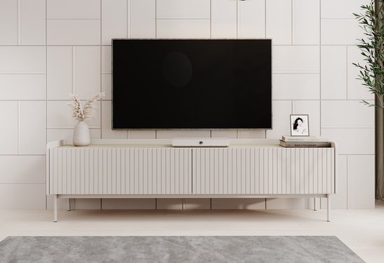 Meubella - TV-Meubel Livako - Beige - 181 cm | bol