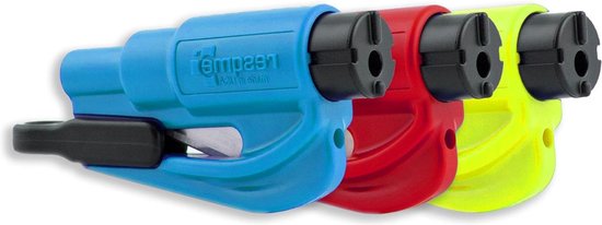 Emergency Keychain Car Escape Tool 2-in-1 Safety Belt Cutter and Window Breaker Pack... | bol