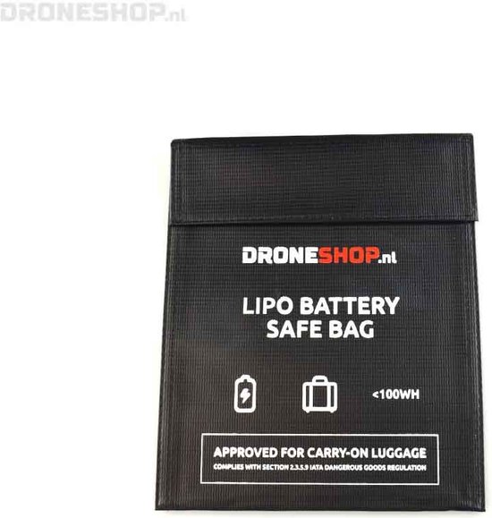 Droneshop.nl LiPo Safe Pouch - M - 18x23CM | bol