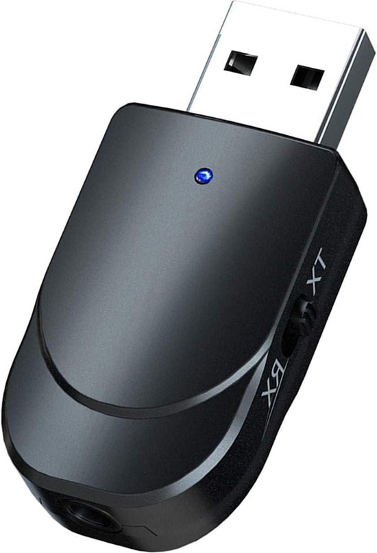 Bluetooth 5.0 adapter plug and play - bereik 10 m USB - 2-in-1 adapter - Bluetooth... | bol