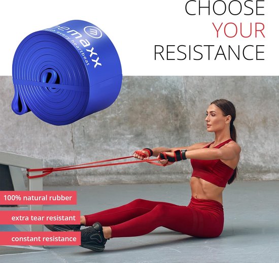 Pull Up Weerstandsband Elastiek band Fitness + Trainingsgids – Latex ...