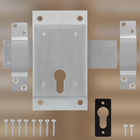 160 mm kastslot voor profielcilinder - extra schroefslot voor deur met ...