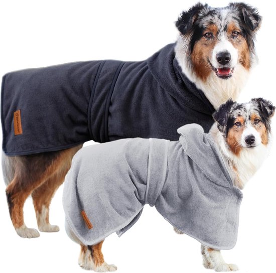 Hondenbadjas wasbaar - Droog bont in slechts enkele minuten ...