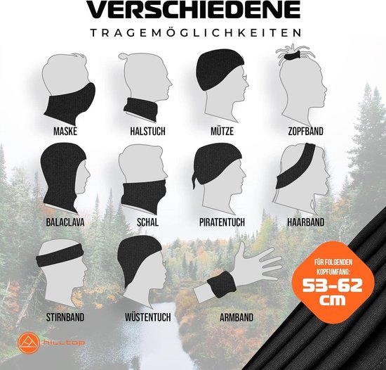 Multifunctionele motordoek buisvormige doek - ronde sjaal halsdoek ...