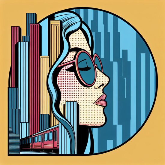 Pop art relief schilderij | Iconische vormen en kleuren komen tot leven ...