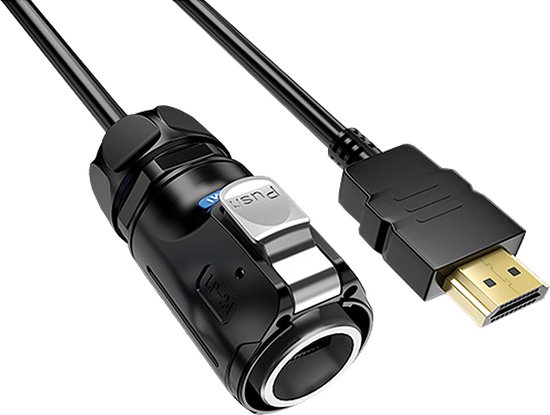 Alcasa S1 IC01-24H01 HDMI kabel 1 m HDMI Type A (Standaard) Zwart | bol
