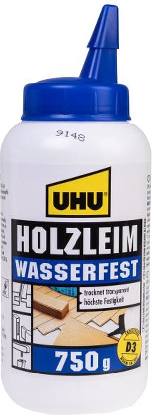 UHU Houtlijm, waterdicht, 750 g flesje met doseerpunt | bol