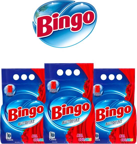 Bingo Automat All Colors 16,20KG - (12 x 1,35KG) - Waspoeder ...
