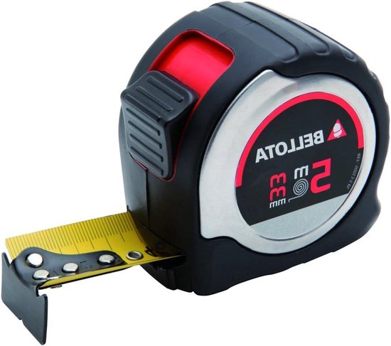 Meetlint voor afstanden 5 m flexometer met stalen band - Bellota 50013 ...