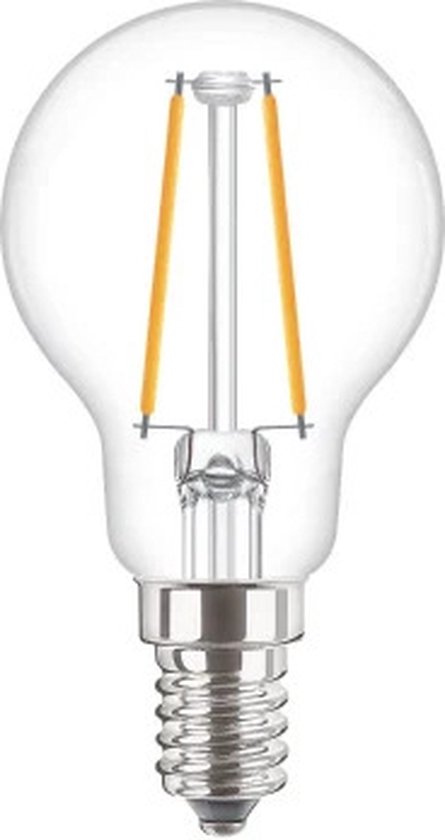 Philips - Corepro LEDluster E14 Filament Helderglas 2W 250lm - 827 Zeer Warm Wit -... | bol